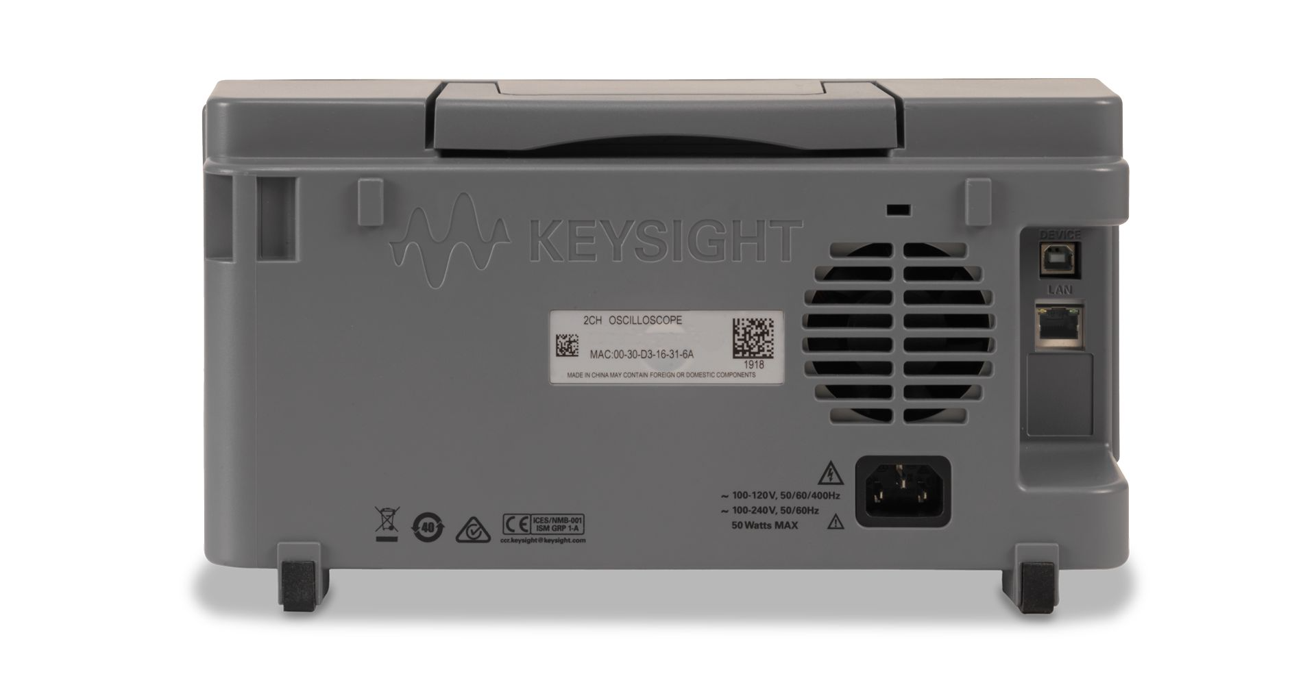 EDUX1052G Oscilloscope: 50 MHz, 2 Analog Channels, with a Built-in Waveform Generator - Vitatelecom